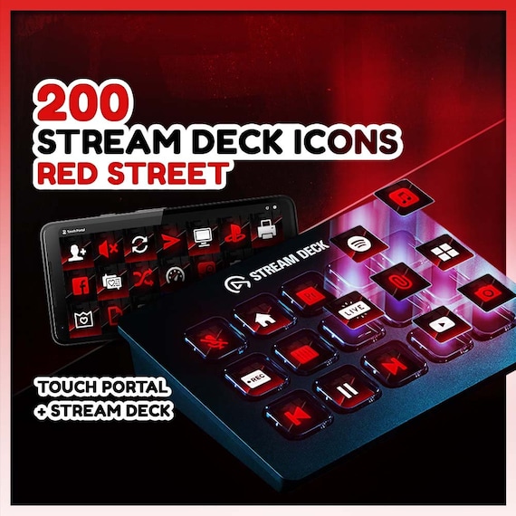 Red Twitch Icons