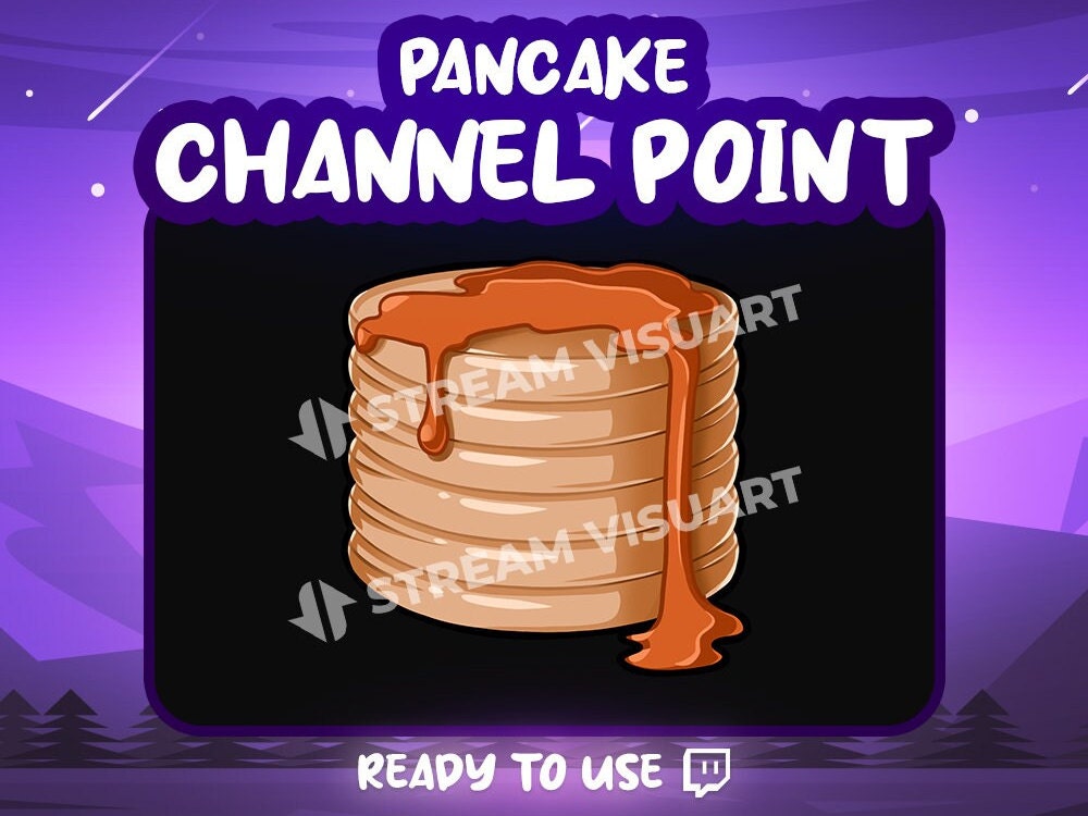 Pancake Twitch Channel Point Icon Cake Sweety Sugar Softness Dessert ...