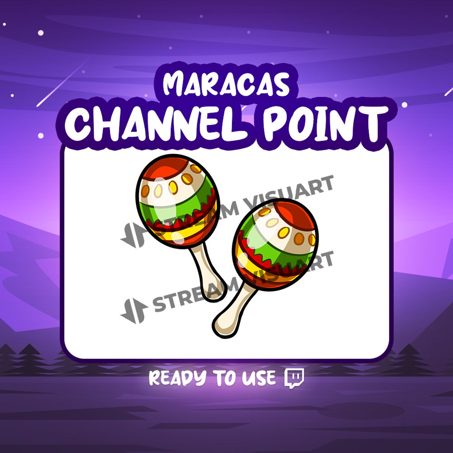 Maracas Twitch Emote: Fiesta Music Emoticon (digital Download) - Etsy