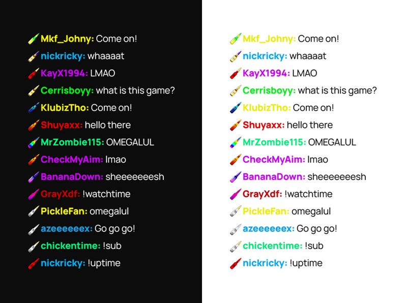 Sniper Bullets Twitch Sub Badges X12 Rifle FPS Ammo Cartridges ...