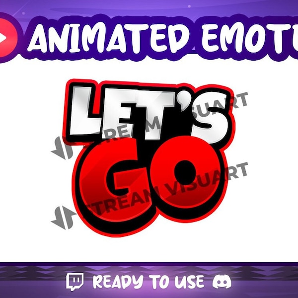 Let's Go Emote Animated - Etsy