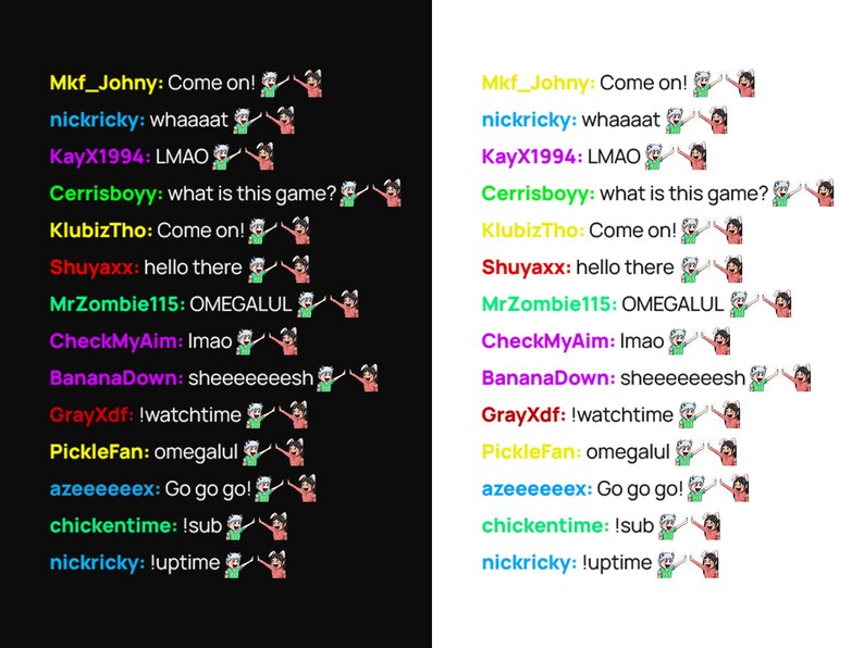 High Five Twitch Emotes Pack 2x Hand Celebrate Congratulate - Etsy