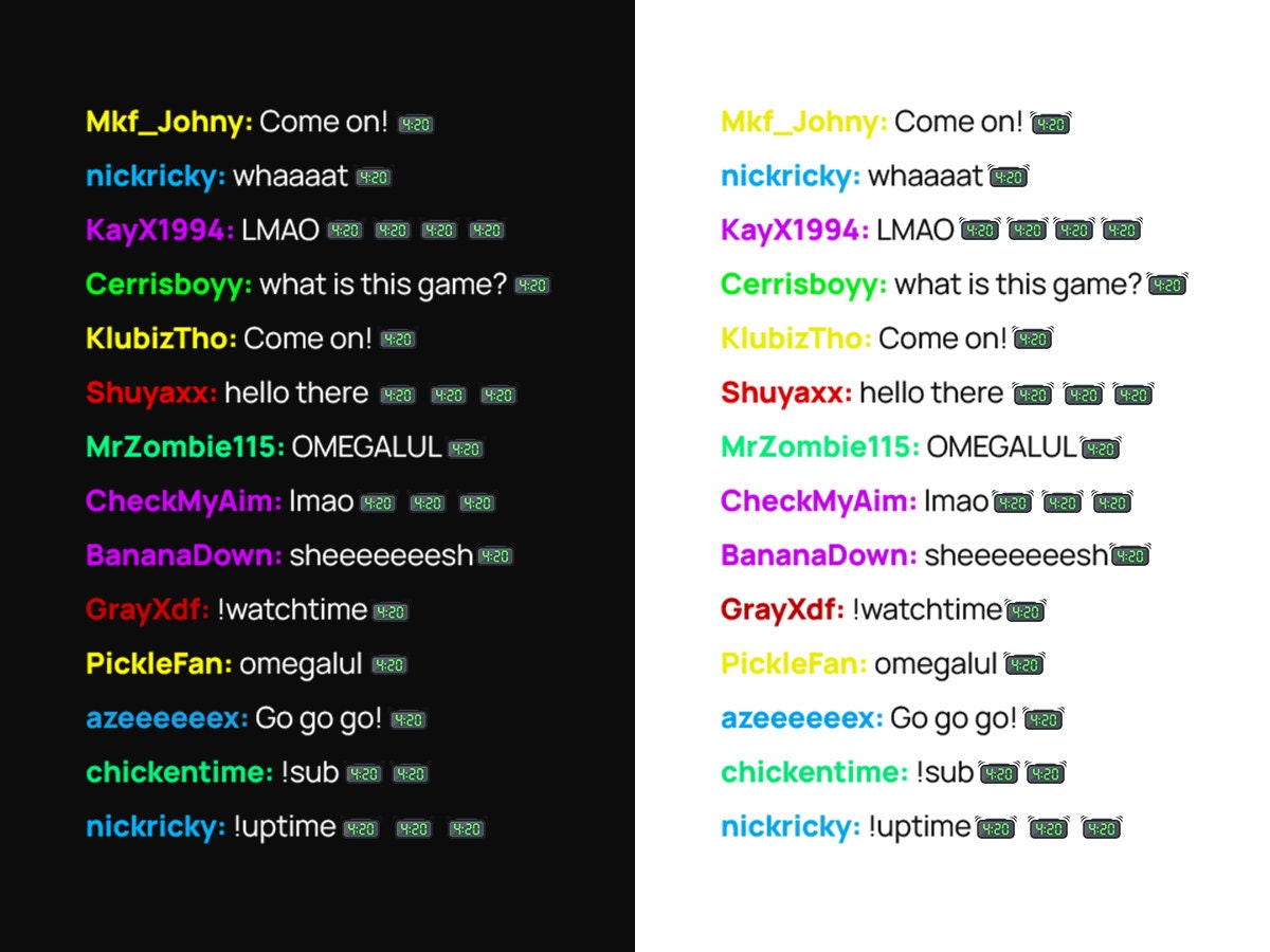 420 Time Alarm Clock Emote: Twitch, Discord, Kick (digital Download) - Etsy