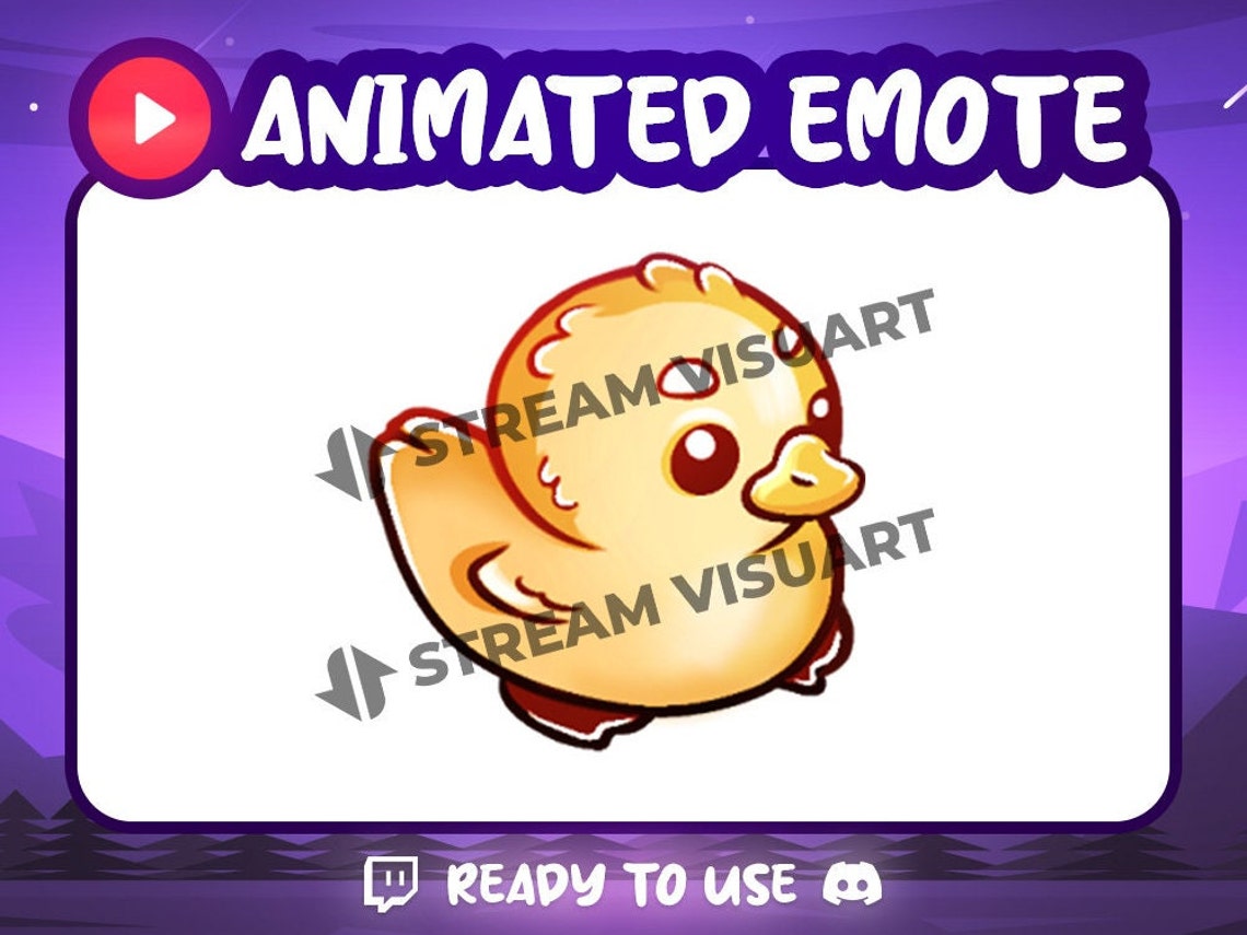 Bath Dance Animated Emote Twitch Emotes Chick Rubber Duck Colors Party ...