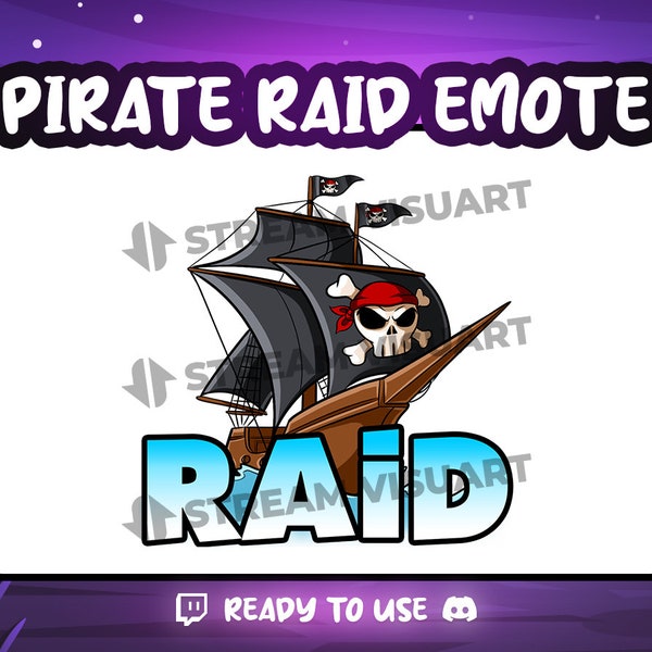 Twitch Raid Emote - Etsy