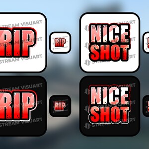 Warzone Twitch Emotes Pack 12x Cool Badass Gg RIP Grenade FPS Skull ...