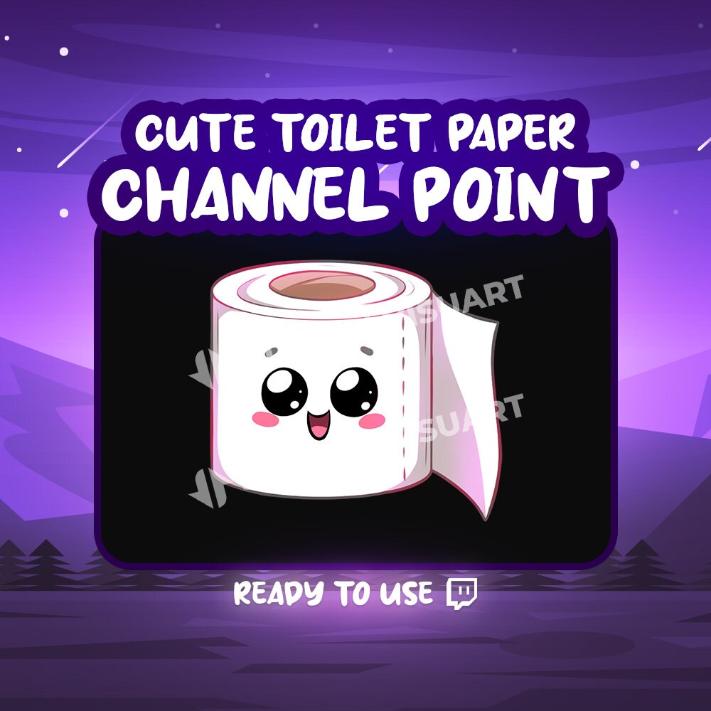 Toilet Paper Twitch Emote Discord Emoji Kick Subscriber Poop Fun White ...