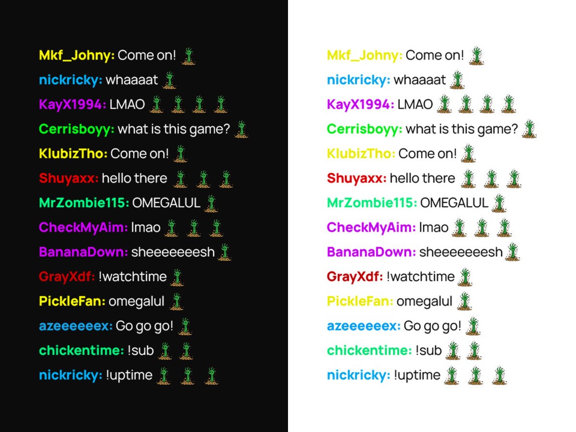Zombie Arm Twitch Emote Discord Emoji Kick Subscriber Hand Dead Undead ...