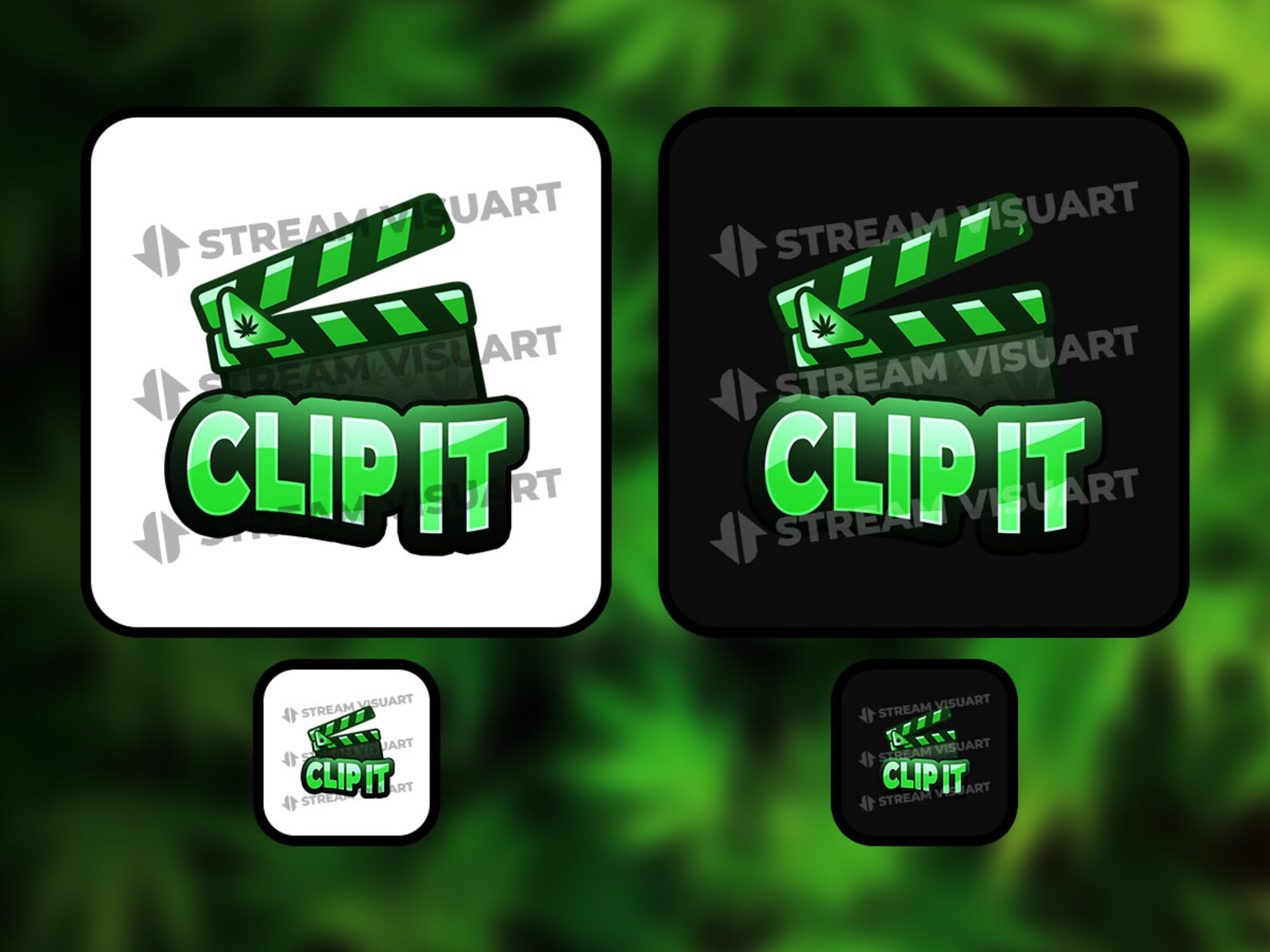 Weed Twitch Emotes Pack - 420 Stream Graphics (instant Download) - Etsy