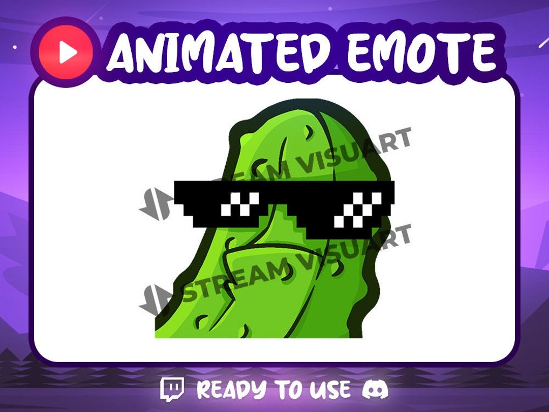 Pickle Dance Animated Emote Twitch Emotes Party Groove Move Joyful ...