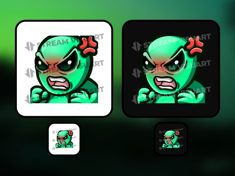 Alien Twitch Emotes: Sci-fi Animated Gifs - Etsy