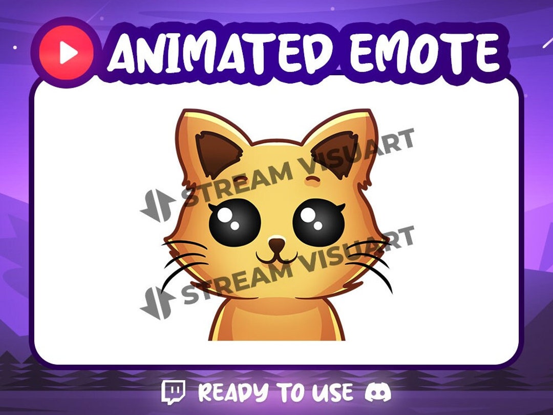 Cat Dance Animated Emote Twitch Emotes Feline Kitty Cute Groove ...