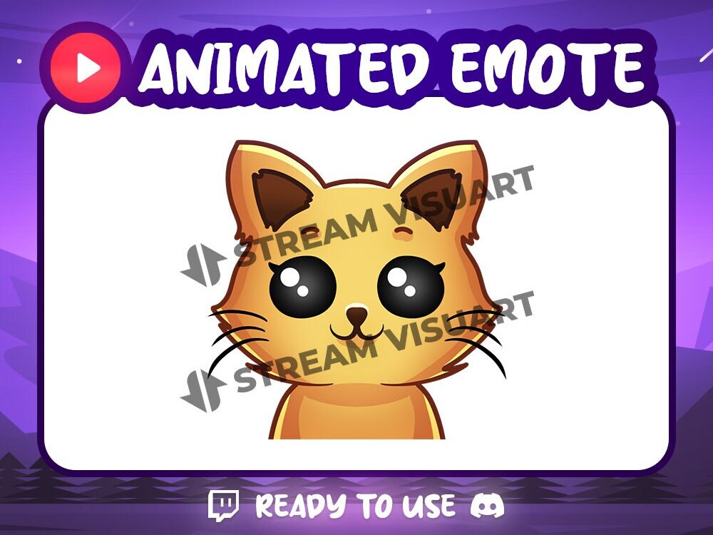 Cat Dance Animated Emote Twitch Emotes Feline Kitty Cute Groove ...