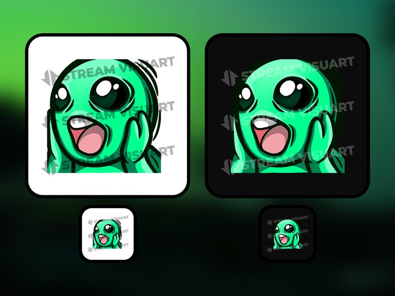 Alien Twitch Emotes: Sci-fi Animated Gifs - Etsy