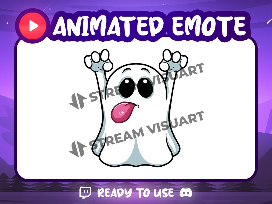 Ghost Troll Animated Emote Twitch Emotes Spirit Specter Phantom ...