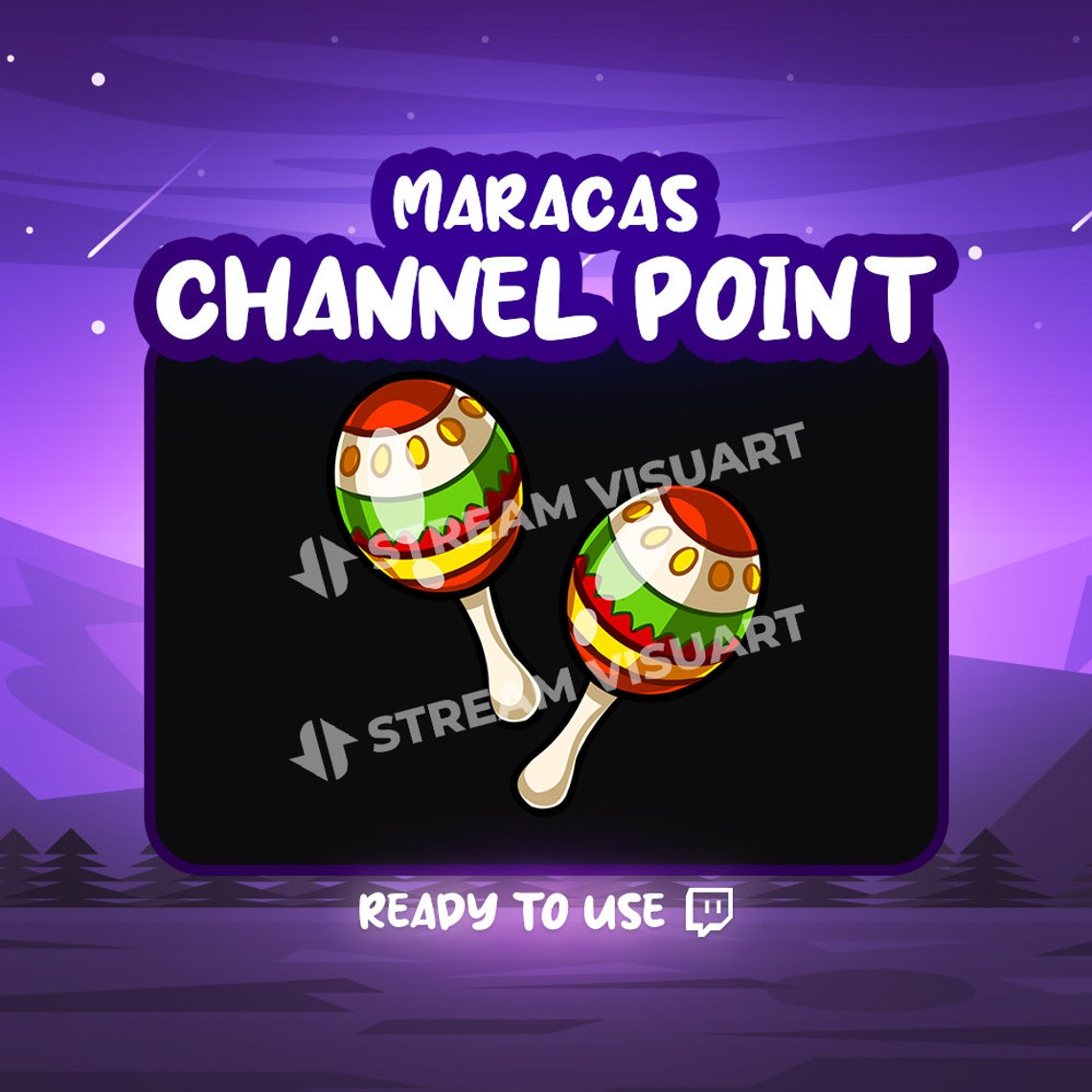 Maracas Twitch Emote: Fiesta Music Emoticon (digital Download) - Etsy