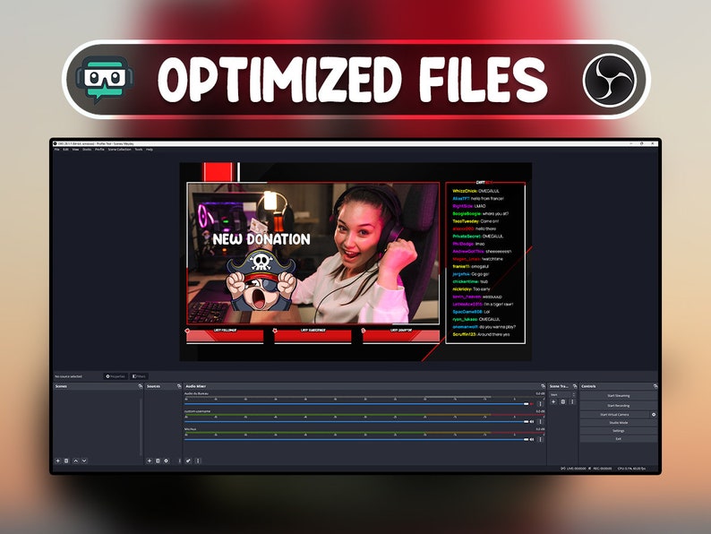 Pirate Hype X6 Animated Alert Box Happy Buccaneer Funny Shout Streamer ...