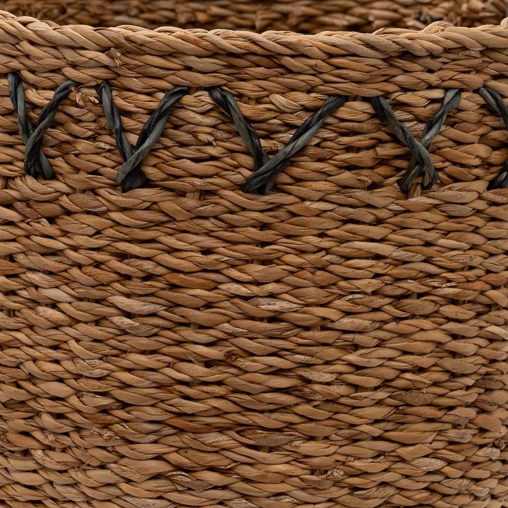 Haora Seagrass Storage Basket With Handles - Etsy UK