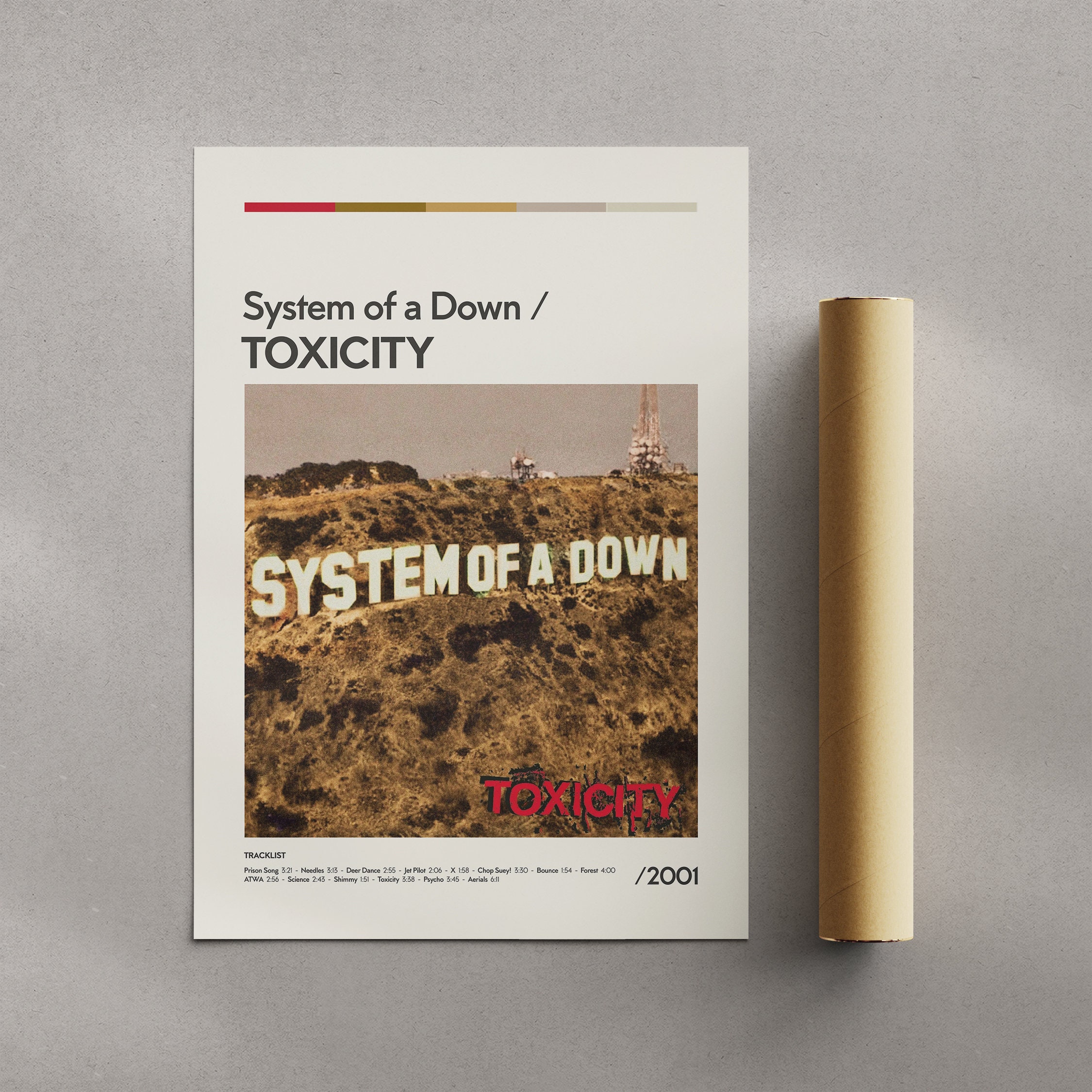 System Of A Down Toxicity Album Cover