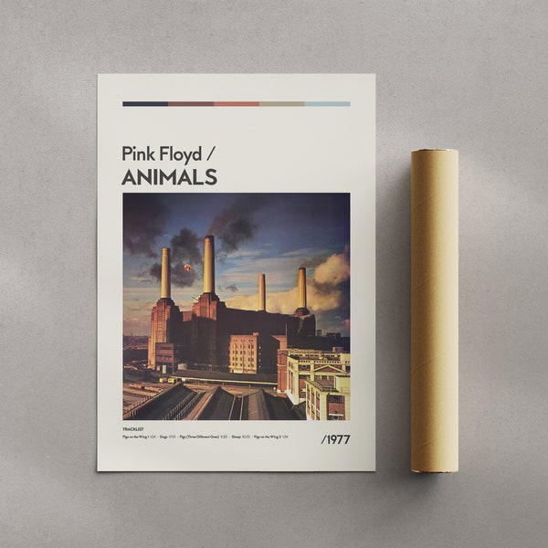 Pink Floyd Animals Poster - Etsy