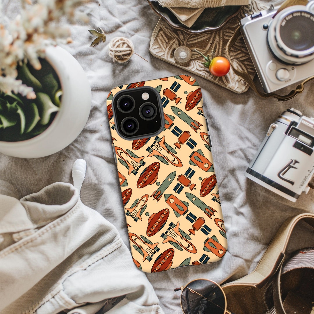 UFO Spaceship Phone Case Space Theme iPhone Case UFO Aliens Phone Case ...