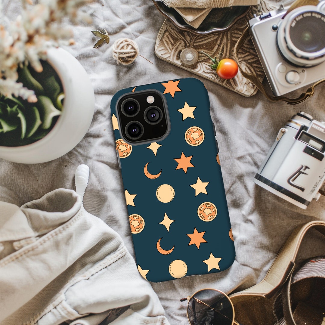 Phone Case Space Pattern Astronaut/ Alien Phone Case Stars and Moon ...