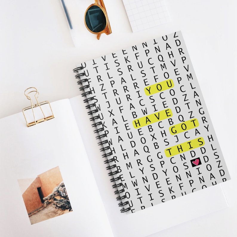Custom Notebook, Personalized Name Journal, Spiral Ruled Line Notebook ...