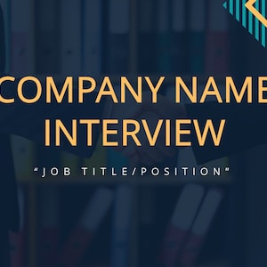 Job Interview Presentation Template for Powerpoint, Presentation for ...