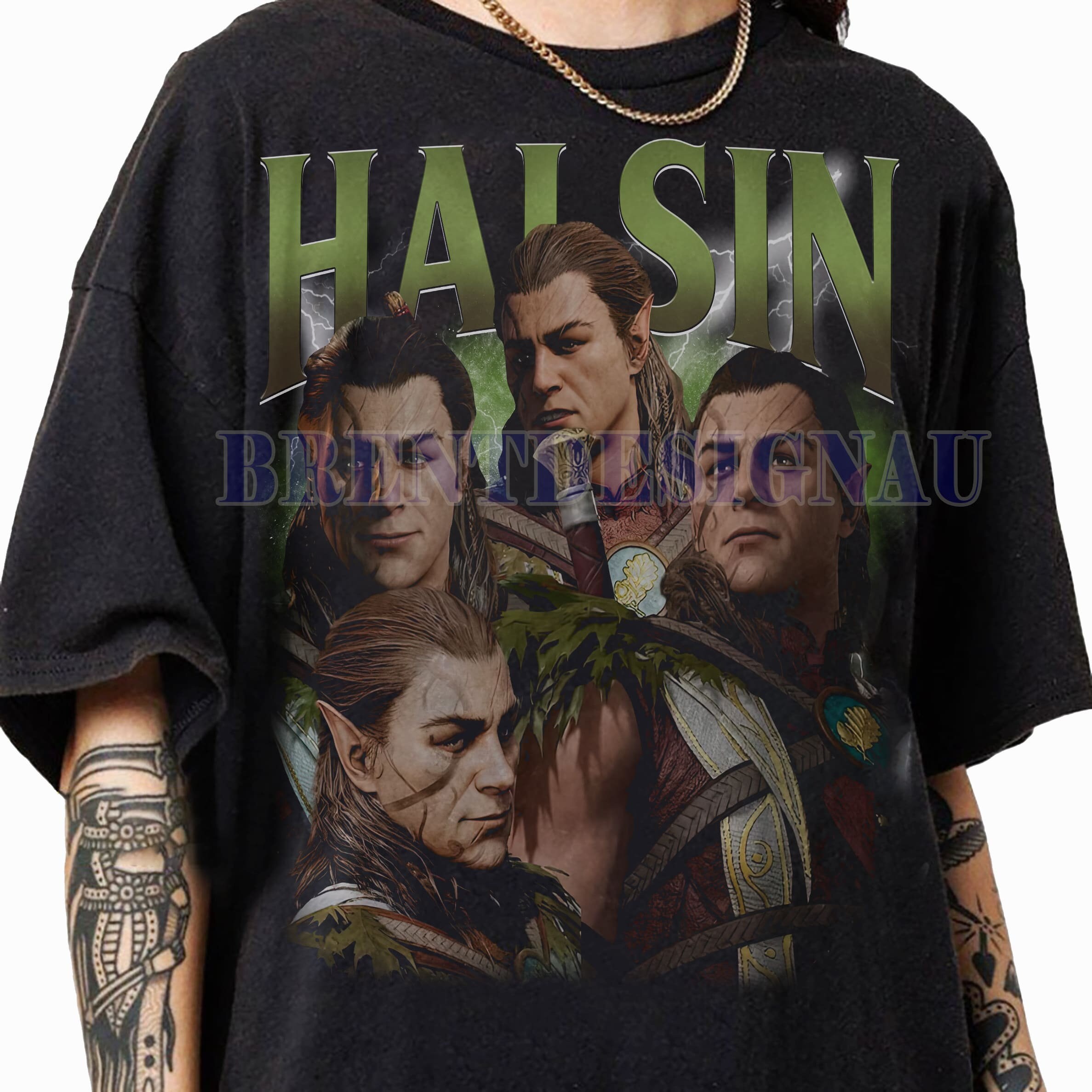 Limited Halsin Baldurs Gate 3 Vintage 90s Graphic T-shirt - Etsy Australia