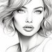 34 Realistic Woman Coloring Pages, Adults + Kids- Instant Download ...