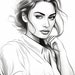 34 Realistic Woman Coloring Pages, Adults + Kids- Instant Download ...