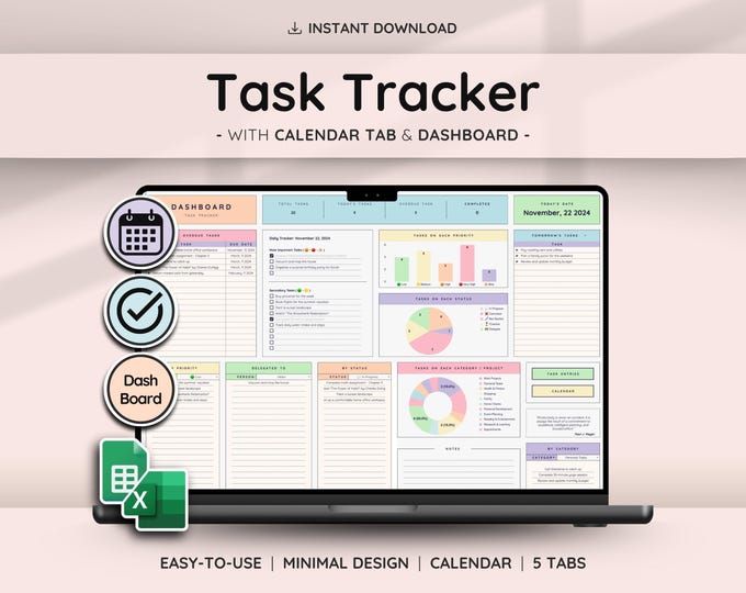 Pastel Daily Planner, Printable Daily Planner, Digital Daily Planner ...