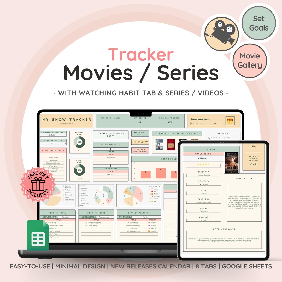 Shows Movies & Videos Tracker With Gallery Collection | Series Planner ...