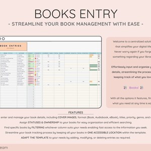 Ultimate Book & Reading Tracker With Book Collection | Reading Planner ...