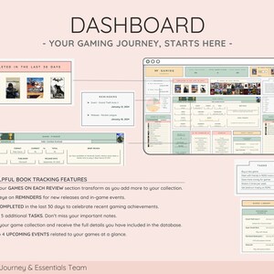 Gaming Tracker Toolkit With Games Gallery | Interactive Progress | Game ...
