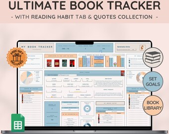 Ultimate Book & Reading Tracker With Book Collection Reading Planner ...