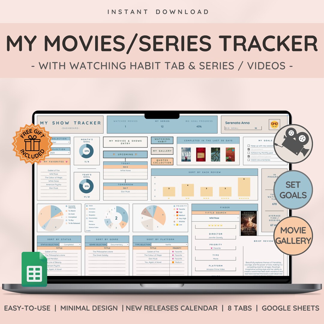 Shows Movies & Videos Tracker With Gallery Collection Series Planner ...