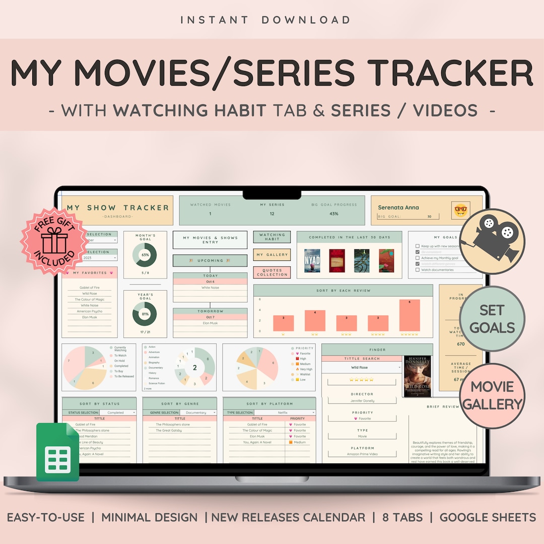 Shows Movies & Videos Tracker With Gallery Collection Series Planner ...