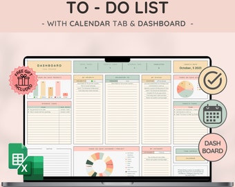 To Do List Task Priority Matrix Daily Weekly Monthly Planner Google ...