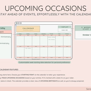 Gift Tracking Master With Holiday Categories | Gift Planner and ...