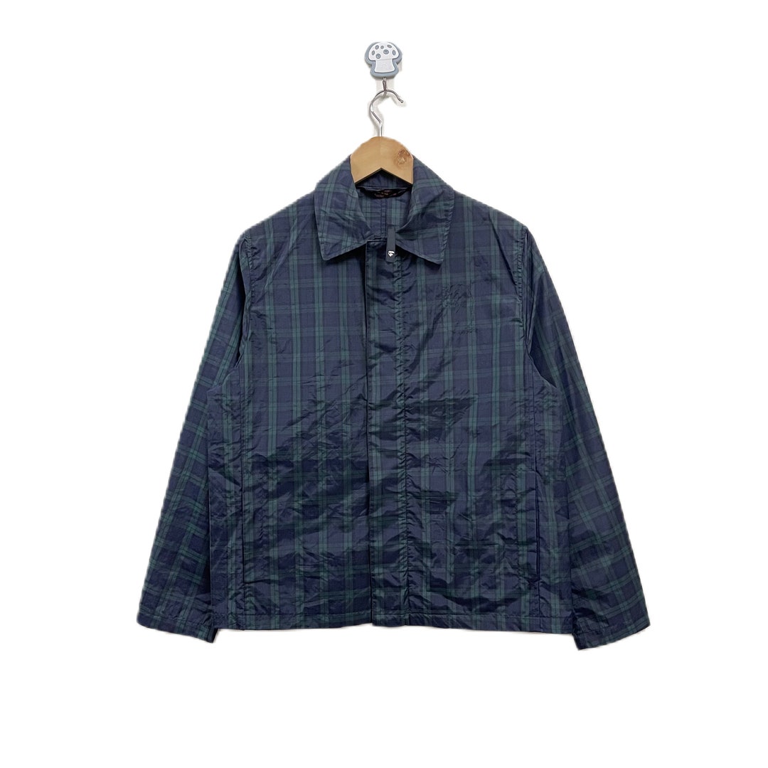 Vintage A Bathing Ape Plaid Nylon Windbreaker Jacket - Etsy