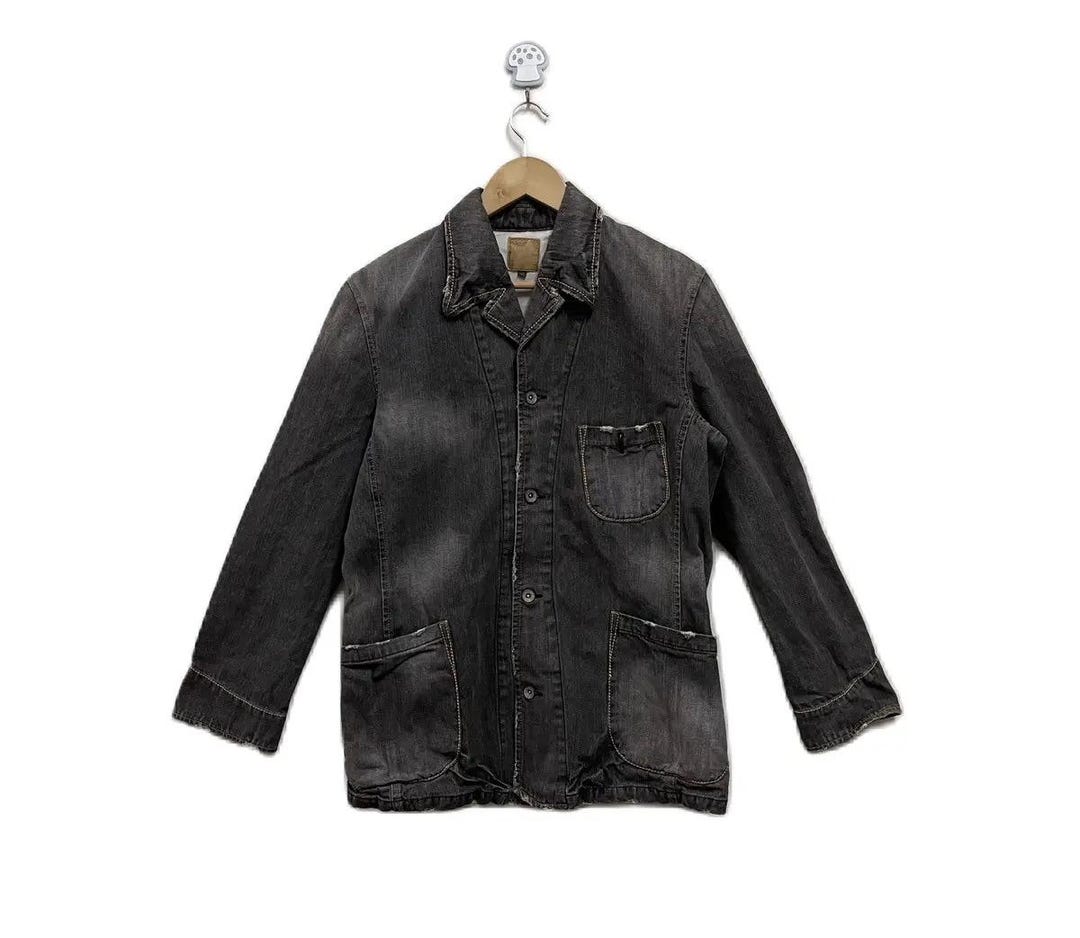 PTTP Denim Chore Jacket: Japanese Brand, Like Kapital - Etsy