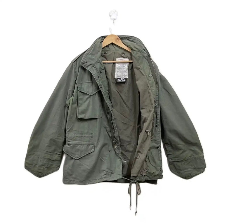 Vintage Alpha Industries M65 Field Jacket Size Xlarge - Etsy