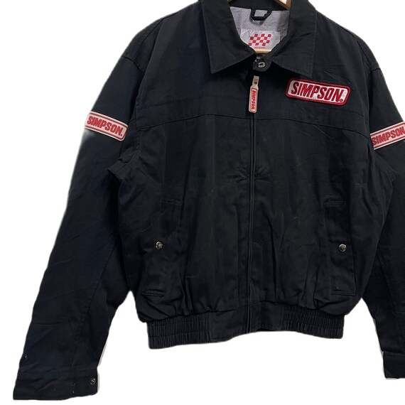 Vintage SIMPSON RACING jacket bomber riding - Gem