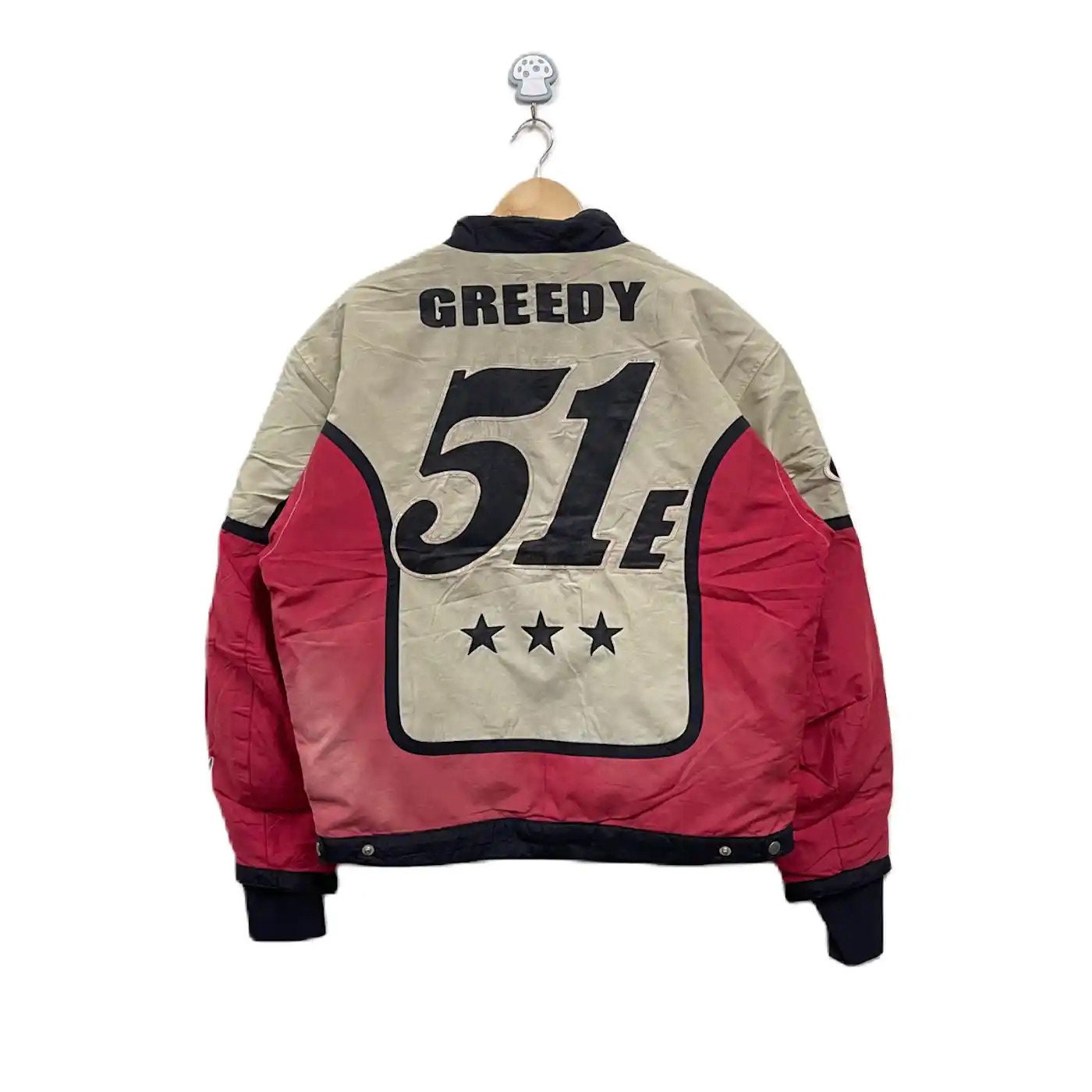 Vintage GREEDY Racing Jacket Biker - Etsy