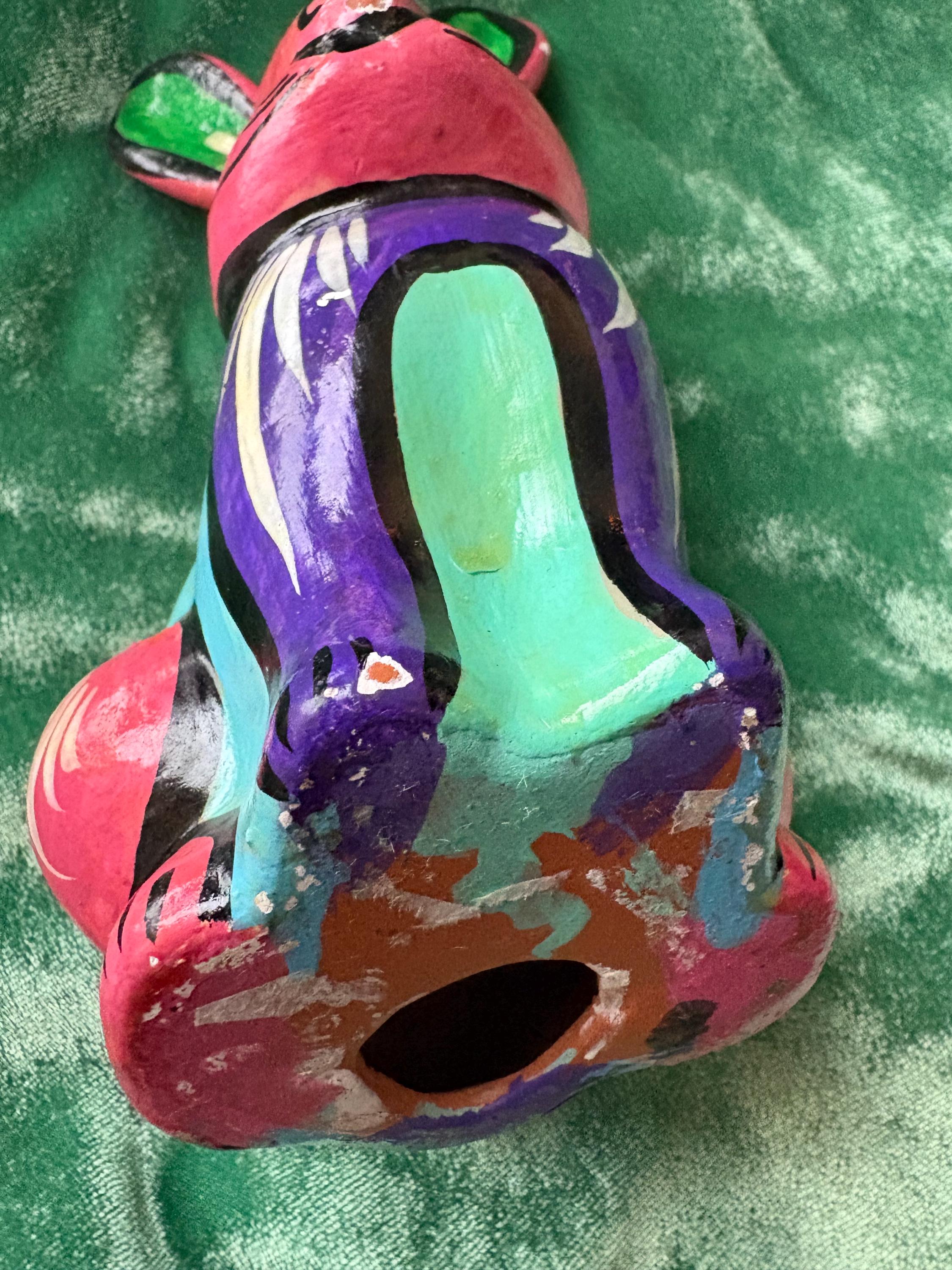 Hand-painted Oaxacan Alebrije Rabbit: Mexican Folk Art Figurine - Etsy