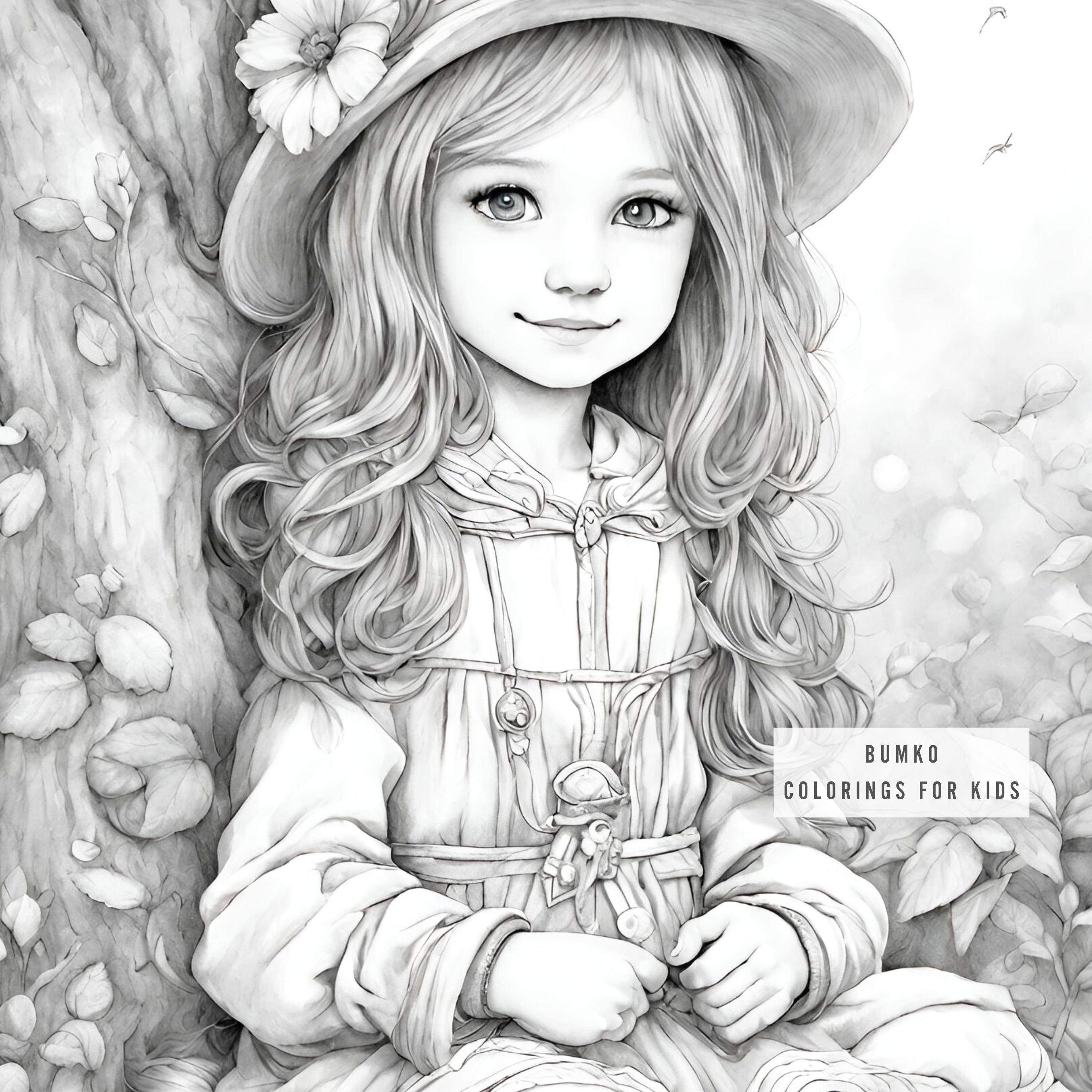 51 Cute Coloring Pages for Kids BUMKO Printable Pages - Etsy