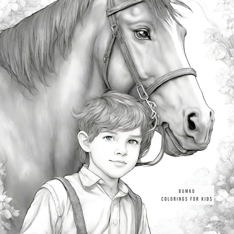 51 Cute Coloring Pages for Kids BUMKO Printable Pages - Etsy