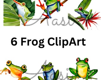COWBOY FROG Png Sublimation Design Frog Watercolor Clipart - Etsy