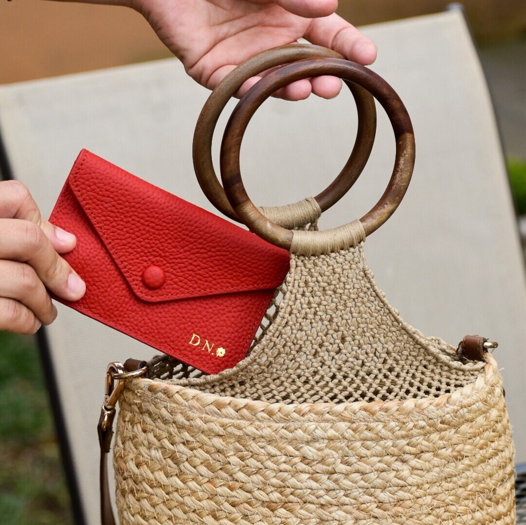 LILY - Personalized Leather Women Wallet - Monogrammed Wallet ...